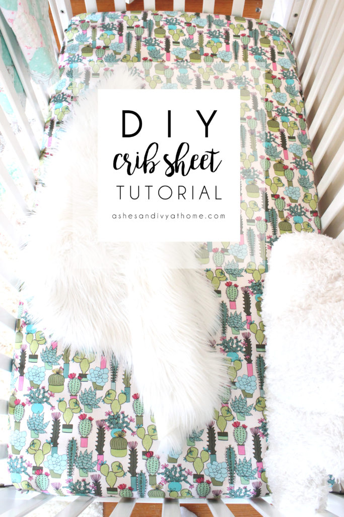 DIY Crib Sheet Tutorial - ASHES + IVY AT HOME DIY Crib Sheet Tutorial - ASHES + IVY AT HOME